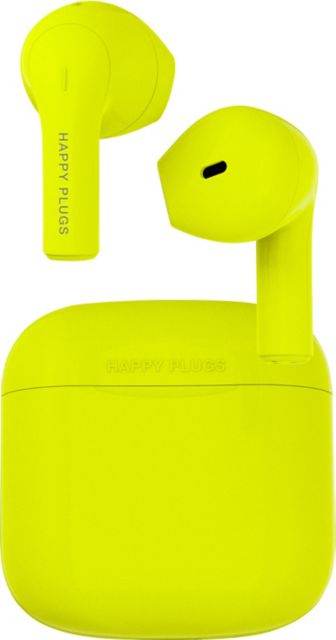 Happy Plugs Joy True Wireless Earbuds, Neon Yellow | Happy Plugs | Rice ...